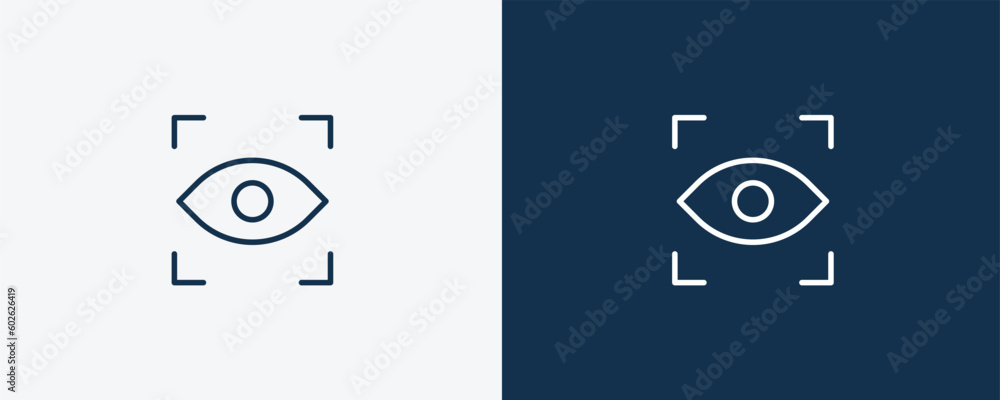 eye tracking icon. Outline eye tracking icon from ai and future ...