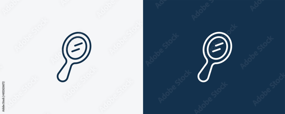 hand mirror icon. Outline hand mirror icon from beauty and elegance ...