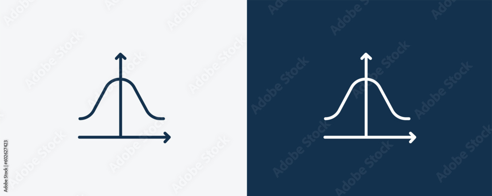 Gaussian Function Icon Outline And Filled Gaussian Function Icon From Education And Science