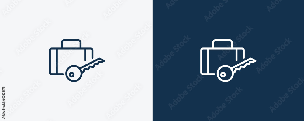 left-luggage icon. Outline left-luggage icon from hotel and restaurant ...
