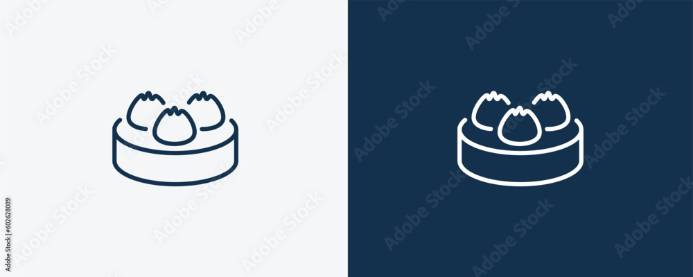 dim sum icon. Outline dim sum icon from hotel and restaurant collection ...