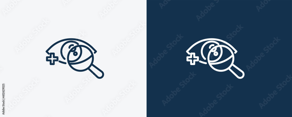 ophthalmology icon. Outline ophthalmology icon from health and medical ...