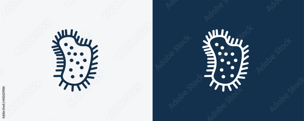 parasites icon. Outline parasites, virus icon from education collection ...