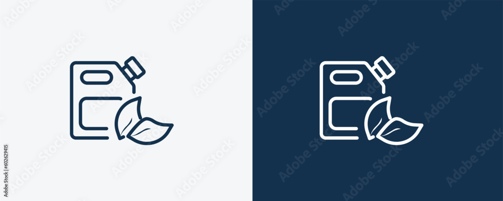 bio fuel icon. Outline bio fuel, ecology icon from ecology collection ...