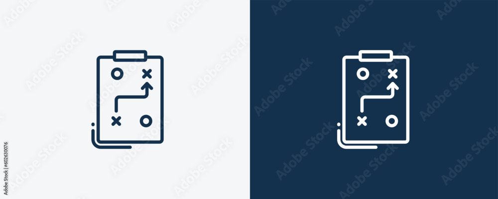 tactic icon.Outline tactic icon from business collection. Linear ...