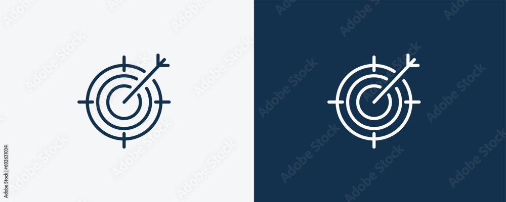 purpose icon. Outline purpose icon from startup and strategy collection ...