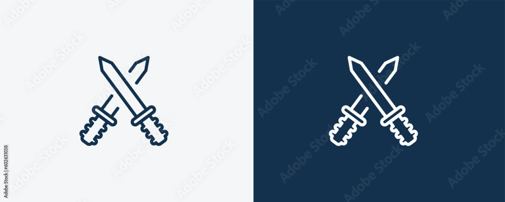 fight icon. Outline fight icon from startup and strategy collection ...