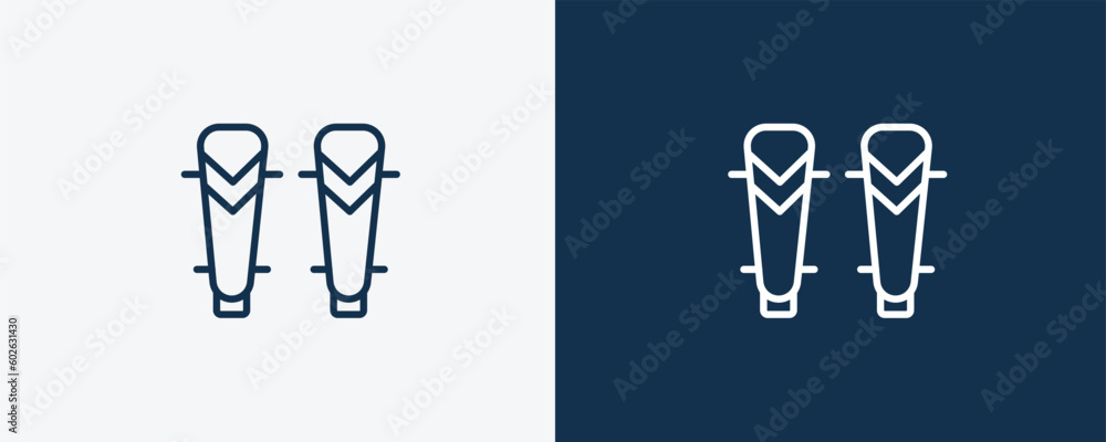 shin guards icon. Outline shin guards icon from sport and game ...