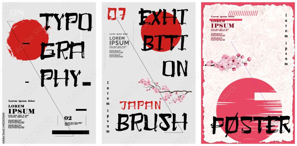 Japanese manga poster. Urban anime banner with slogans and comic ...