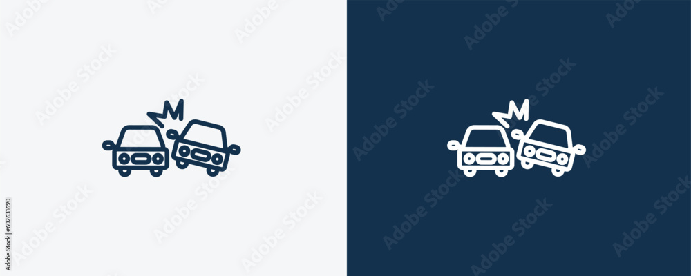 crash icon. Outline crash icon from Insurance and Coverage collection ...