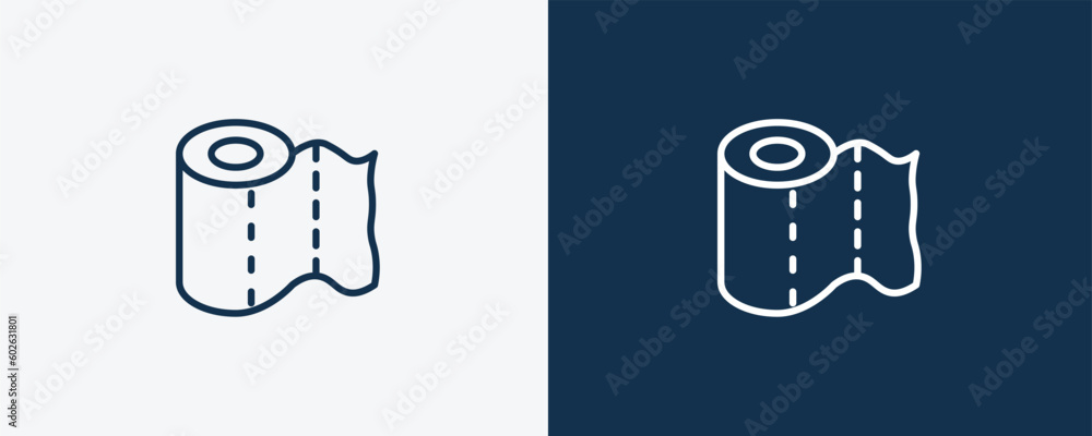 paper towel icon. Outline paper towel icon from Hygiene and Sanitation ...