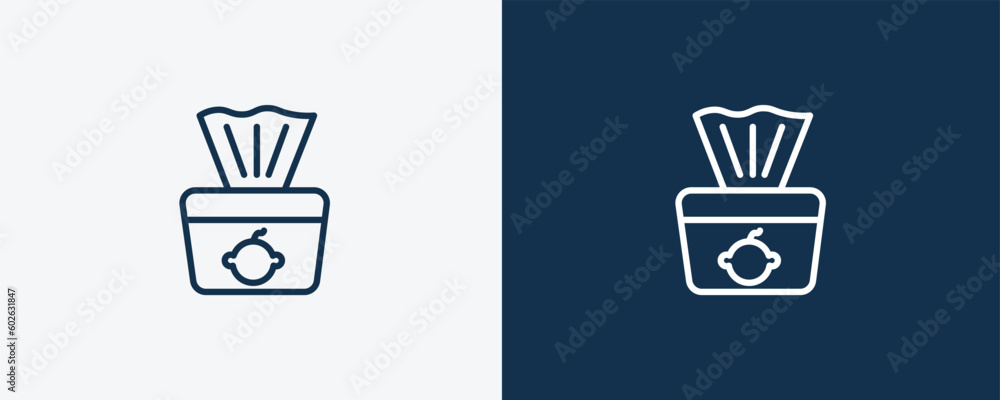 baby wipe icon. Outline baby wipe icon from Hygiene and Sanitation ...