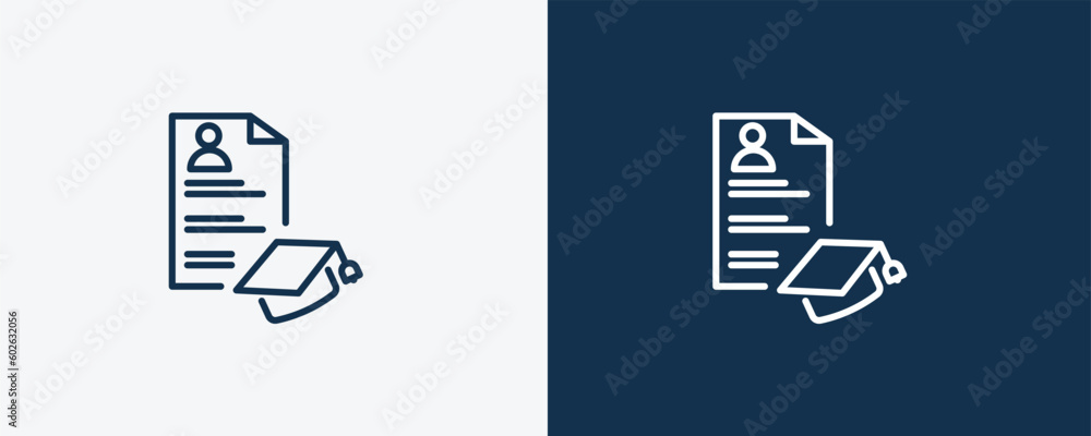 curriculum icon. Outline curriculum icon from Human Resources ...