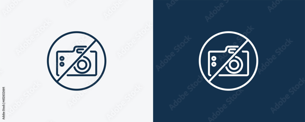 no photo icon. Outline no photo icon from museum and exhibition ...