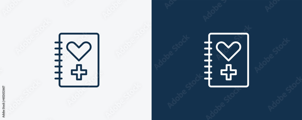 medical history icon. Outline medical history icon from medical ...