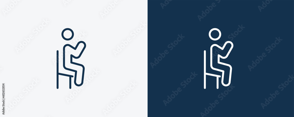 satisfied human icon. Outline satisfied human icon from feeling and ...