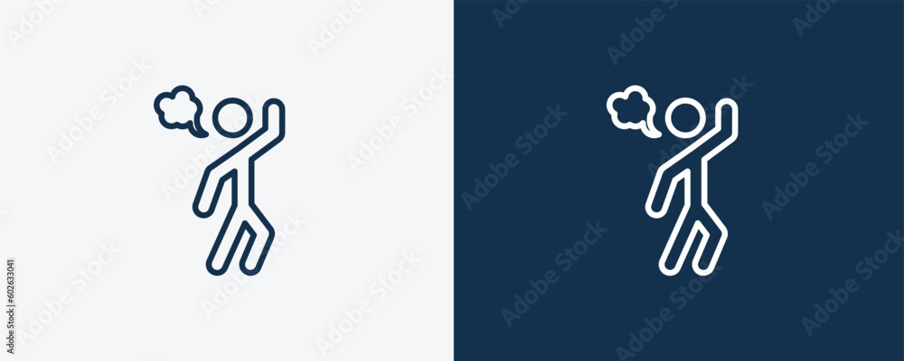 annoyed human icon. Outline annoyed human icon from feeling and ...