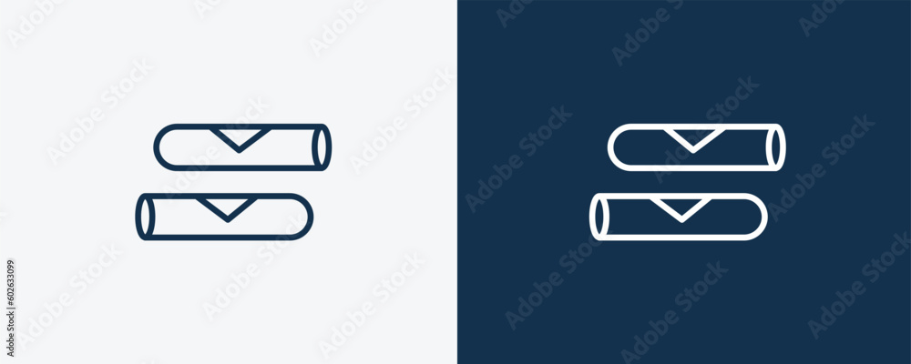 spring rolls icon. Outline spring rolls icon from culture and ...