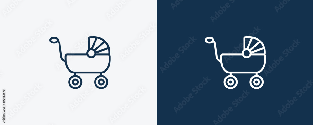 babysitter icon. Outline babysitter icon from transportation collection. Linear vector isolated ...
