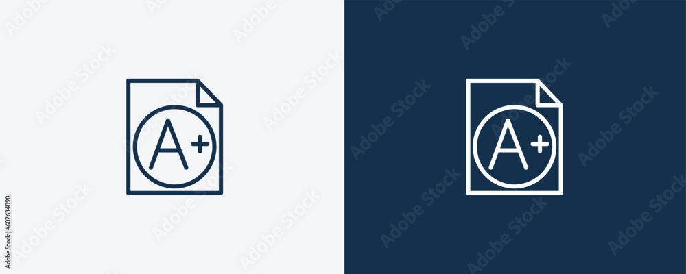 grades icon. Outline grades icon from distance learning collection ...