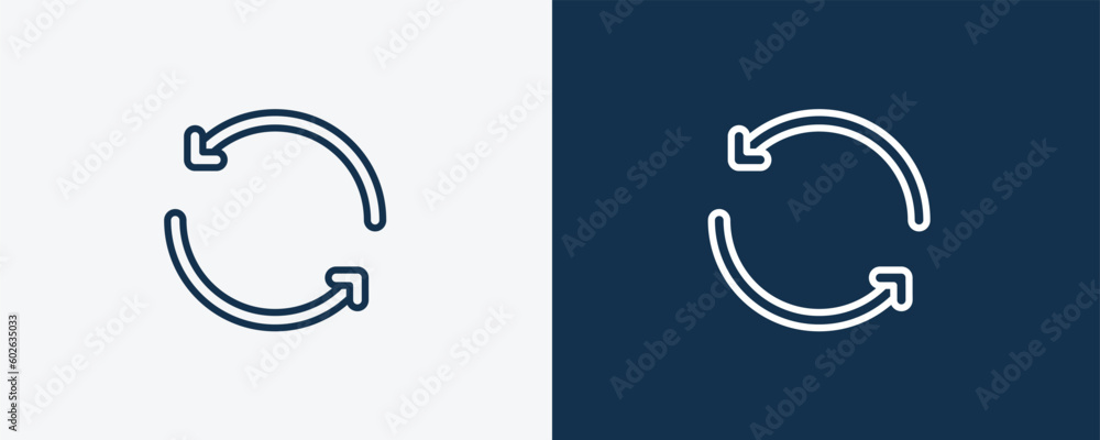 circular arrow icon. Outline circular arrow icon from user interface ...