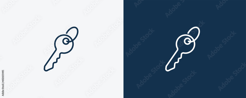 Vecteur Stock tiny key icon. Outline tiny key icon from tools and ...