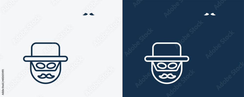 zorro icon. Outline zorro icon from people and relation collection ...