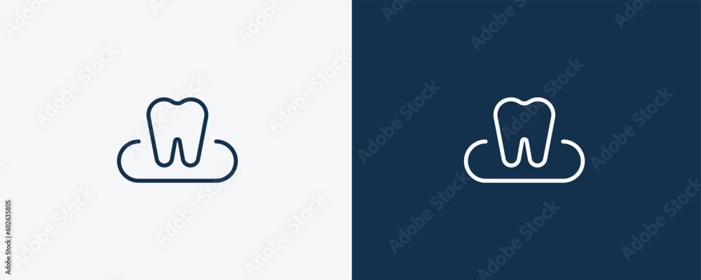 occlusal icon. Outline occlusal icon from dental health collection ...