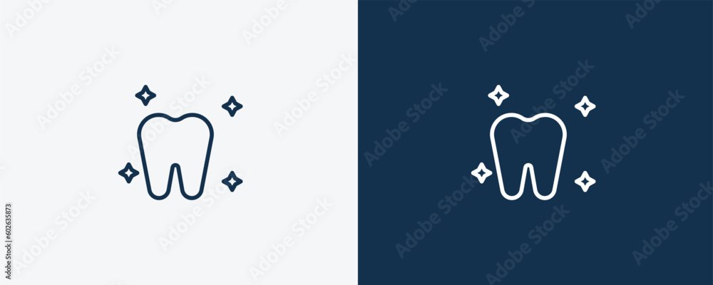 white teeth icon. Outline white teeth icon from dental health ...