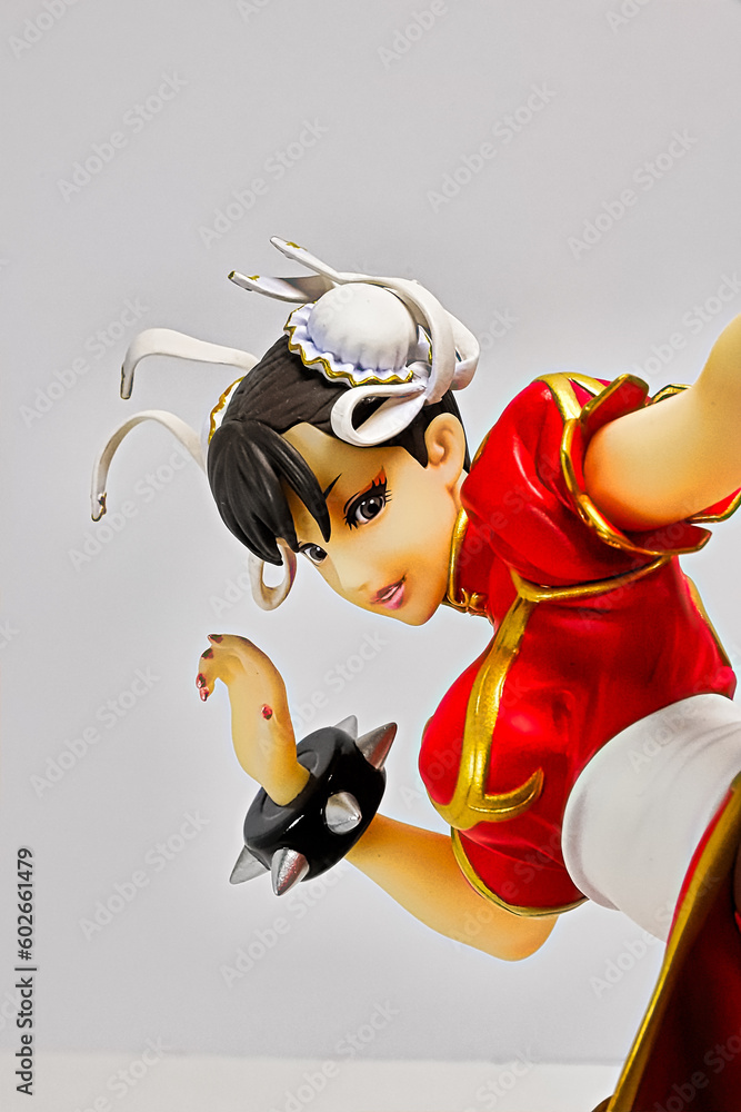 Osaka,Japan - May 15, 2023 : Display of STREET FIGHTER CHUN-LI -RED ...