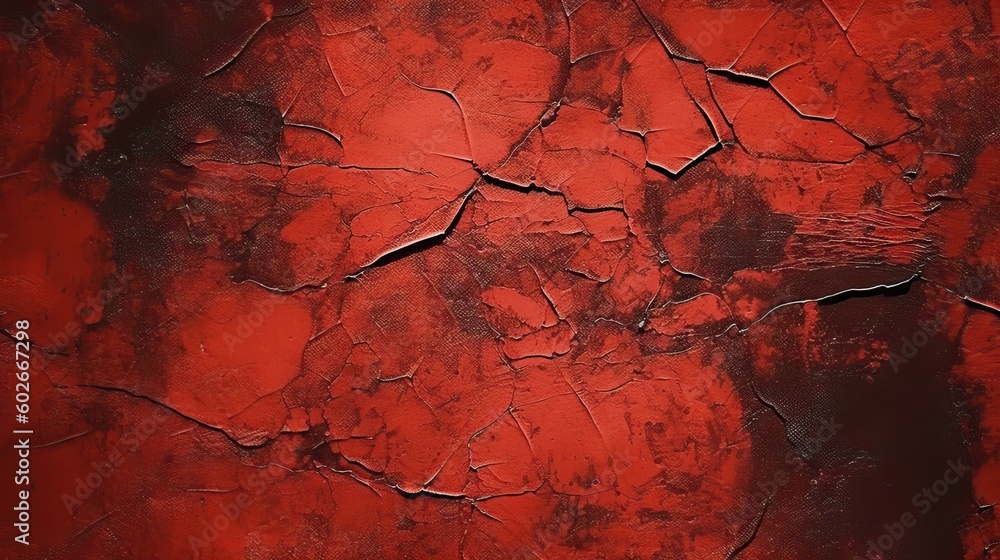 Black blood red grunge or horror background. Old rough concrete ...
