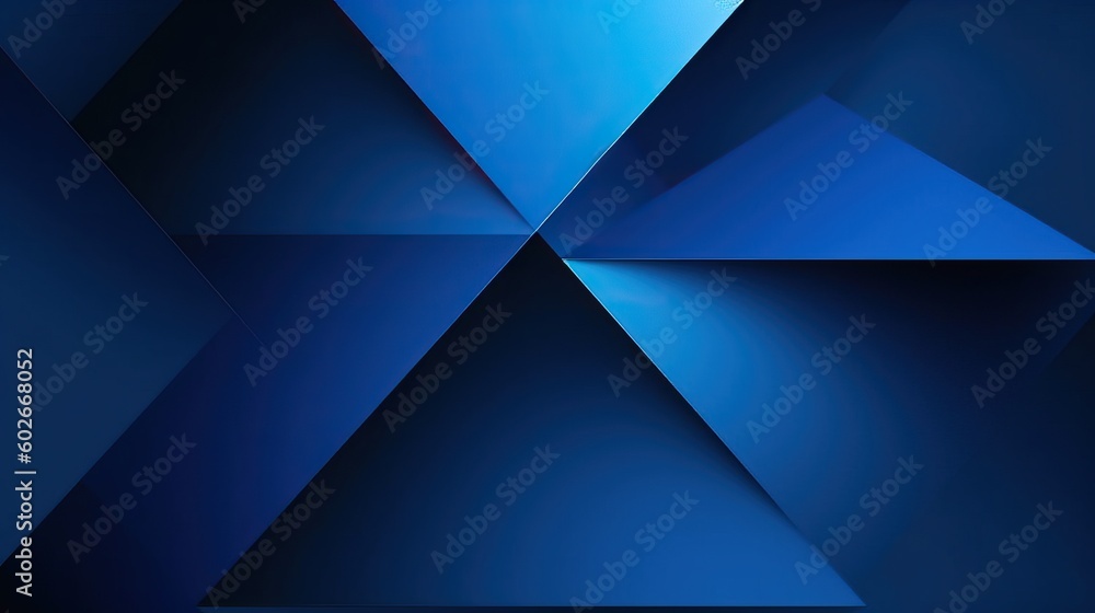 Dark blue modern background for design. Geometric shape. Triangles ...
