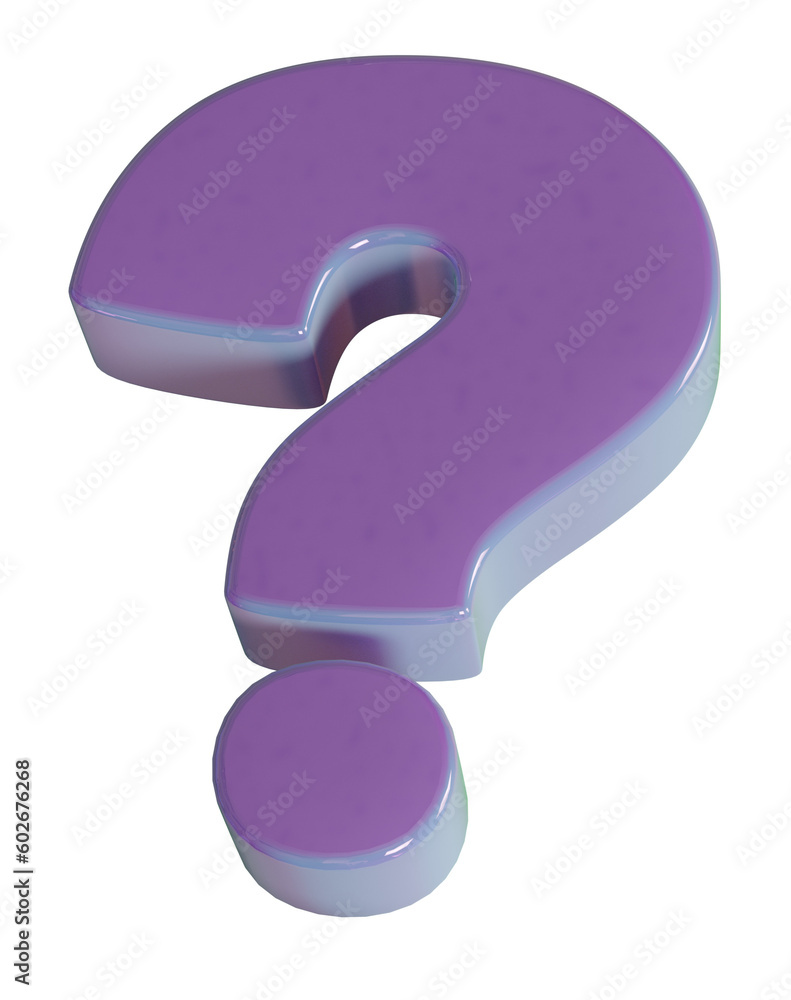ภาพประกอบสต็อก Question mark, purple and shine questionmark, 3d ...