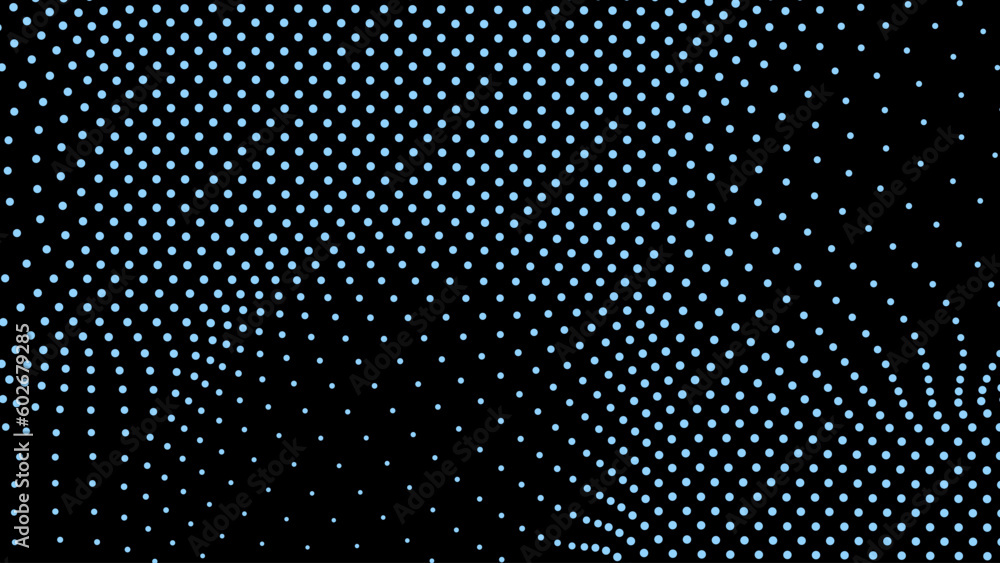 Dome-shaped protrusion part seine by stretching mesh for the illusion ...