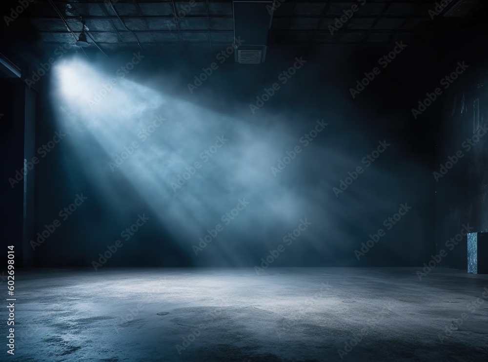 Dark Blue Stage Lighting