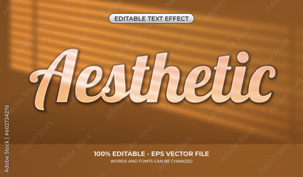 Aesthetic text effect with shadow overlay background. Aesthetic room ...