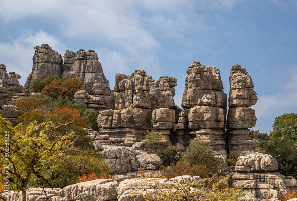 Beautifull exposure of the "El Torcal de Antequera", wich is known for ...