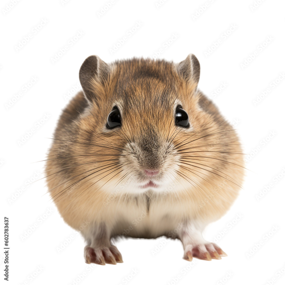 tailed gerbil, transparent background, png Stock Photo | Adobe Stock