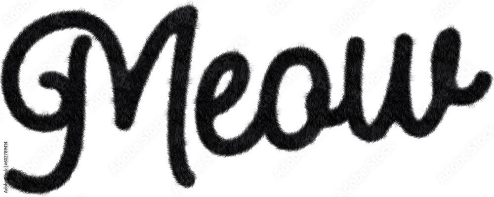 Meow Cat Logo, Cat Animal Fur Logo transparent, Cat Fur Logo Stock ...