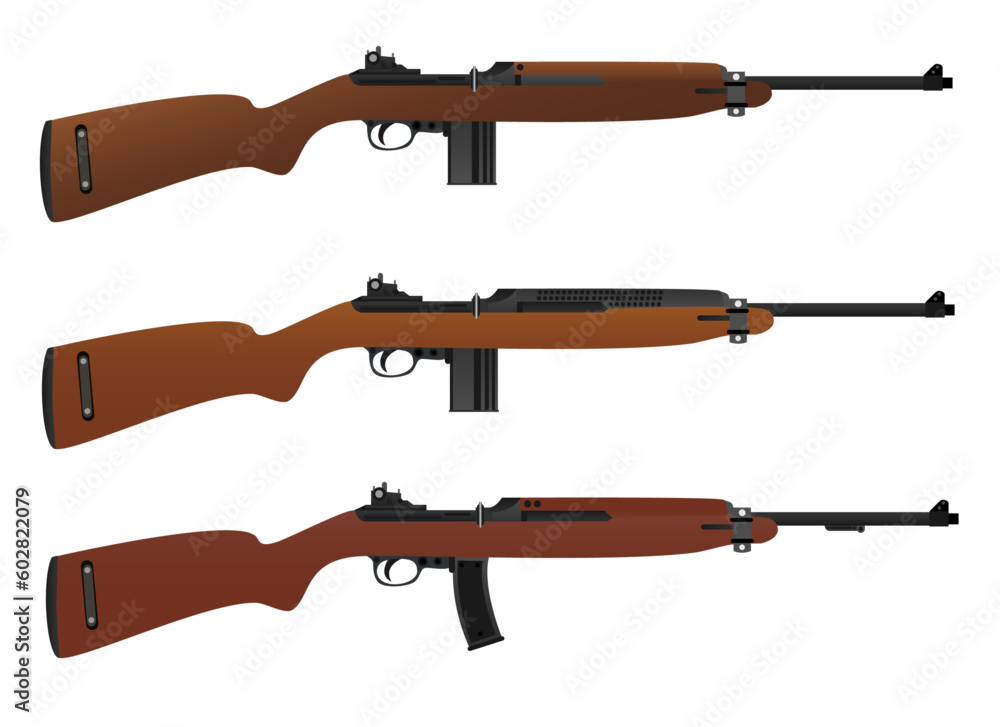 WW2 Infantry Rifle / Ai Illustrator vector de Stock | Adobe Stock
