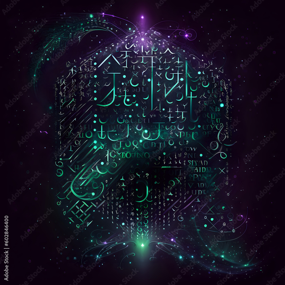 Repeating Cryptic Writing , Symbols of Dark energy writing , Code ...