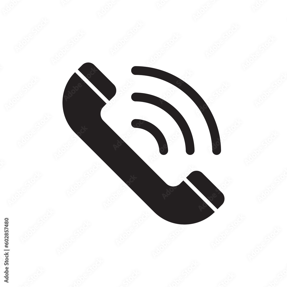 Telephone Call Icon Black and White Phone Call Accept Button,Telephone ...
