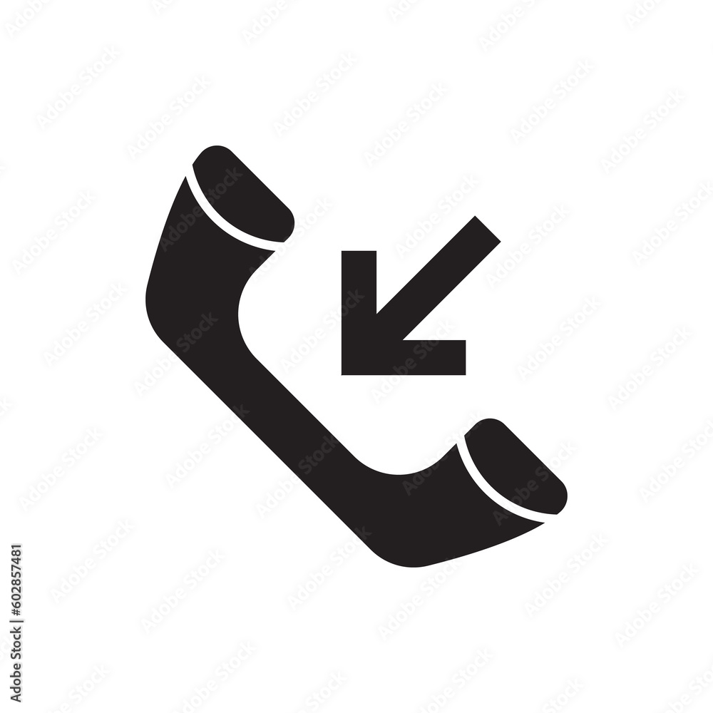 Telephone Call Icon Black and White Phone Call Accept Button,Telephone ...