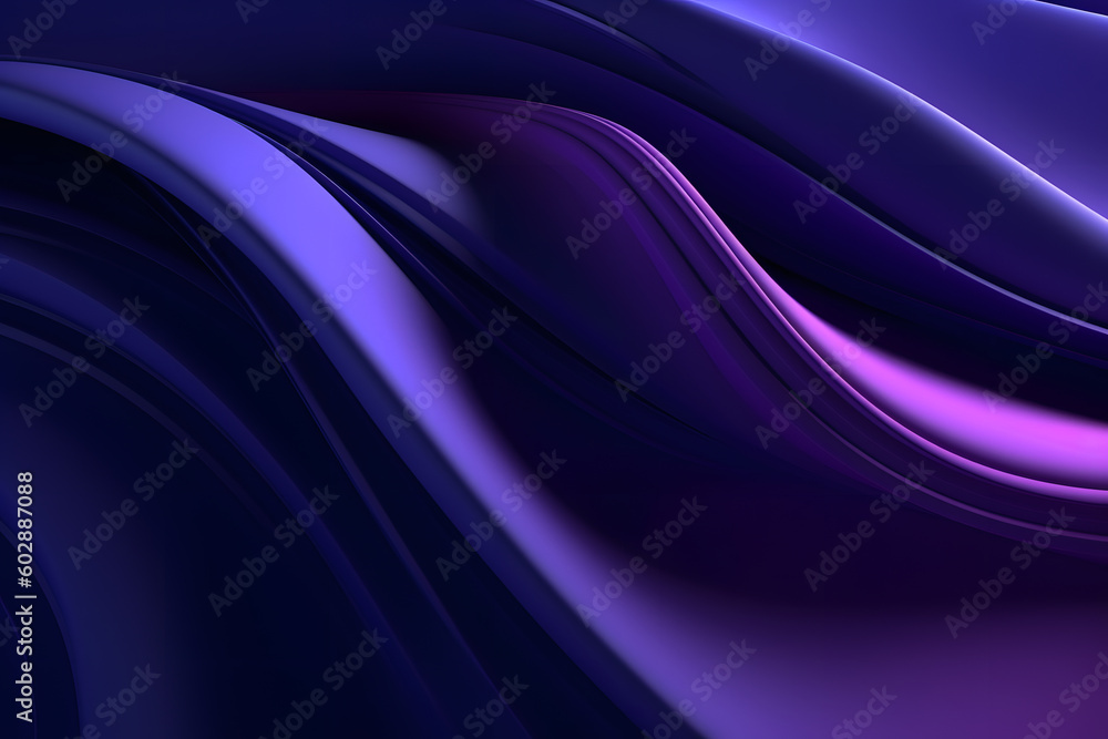 Abstract 3d dark purple background with subtle shapes, creating an ...