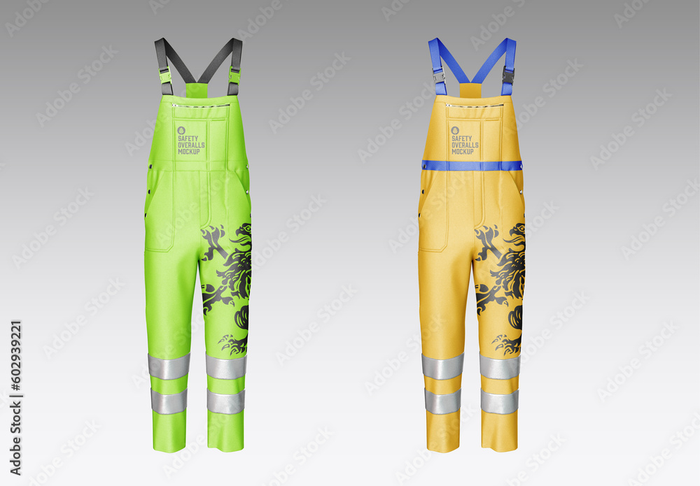 Work Overalls Mockup Stock Template | Adobe Stock