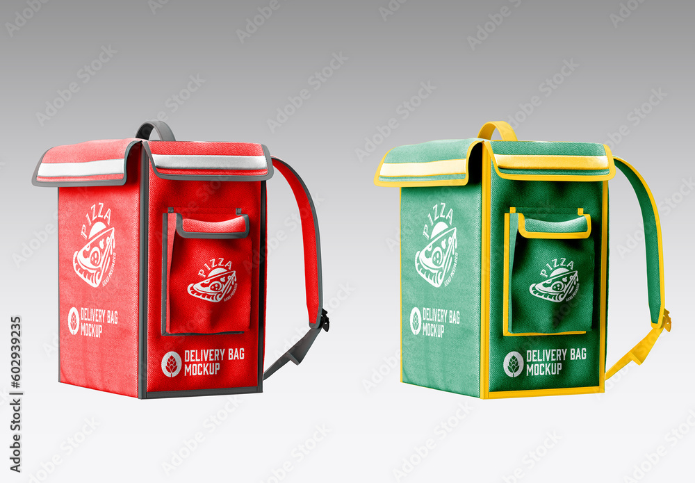 Delivery Bag Mockup Stock Template | Adobe Stock