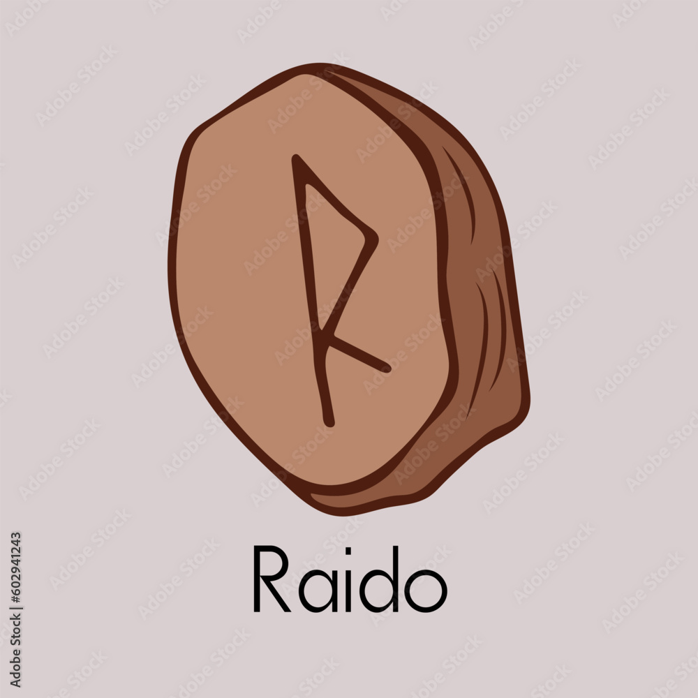 Rune Raido.Ancient Scandinavian runes.Runes senior futarka.Magic ...