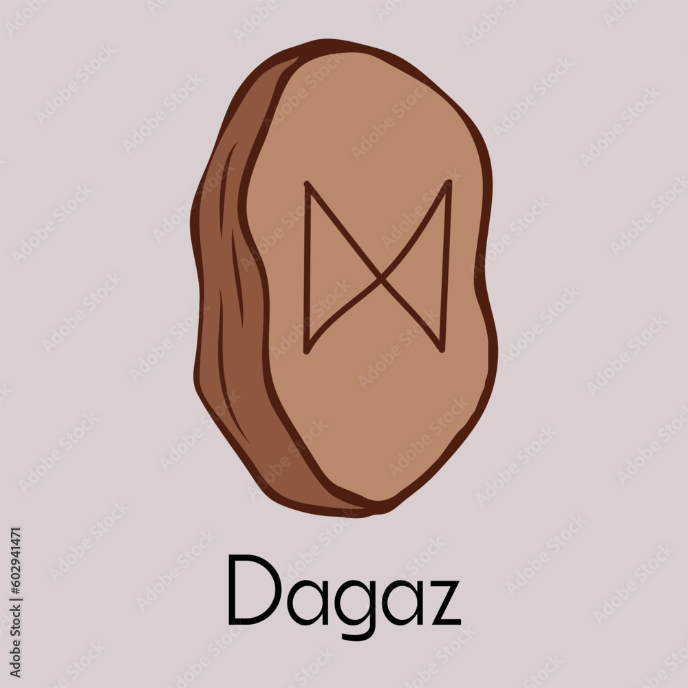 Rune Dagaz.Ancient Scandinavian runes.Runes senior futarka.Magic ...
