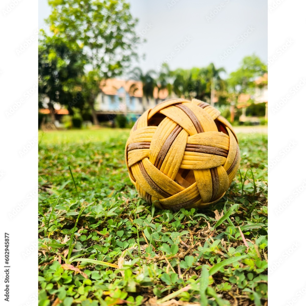 Sepak takraw ball is a traditional sport of Southeast Asia. Sepak ...
