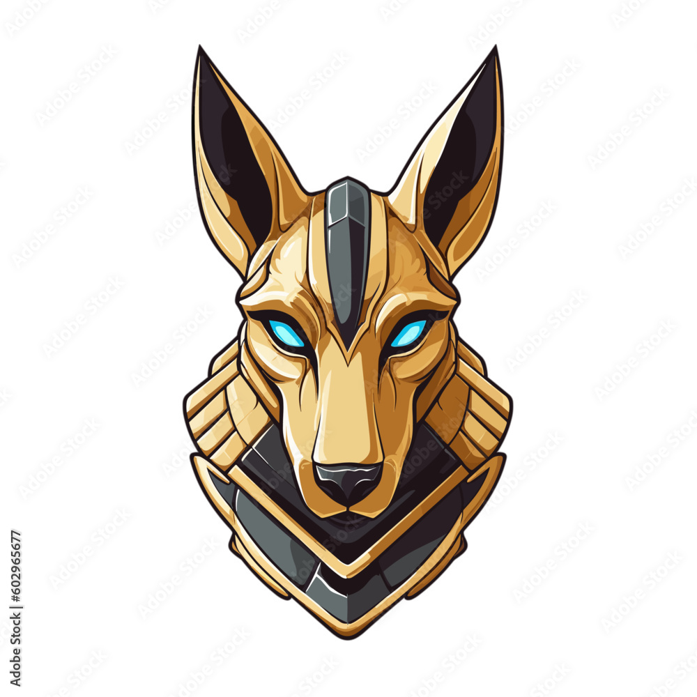Vecteur Stock Sport and E-Sport Team Logo: Anubis Mascot Illustration ...